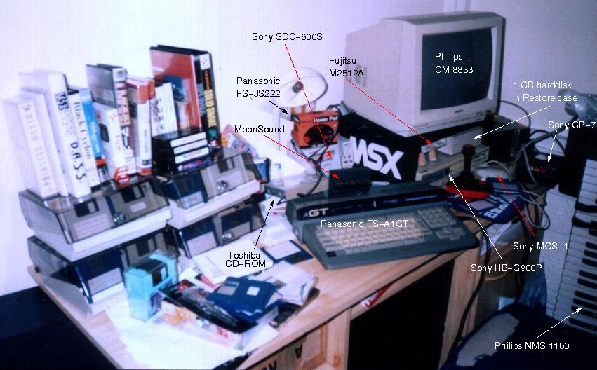 Manuel Bilderbeek's MSX Home Page - My MSX configuration